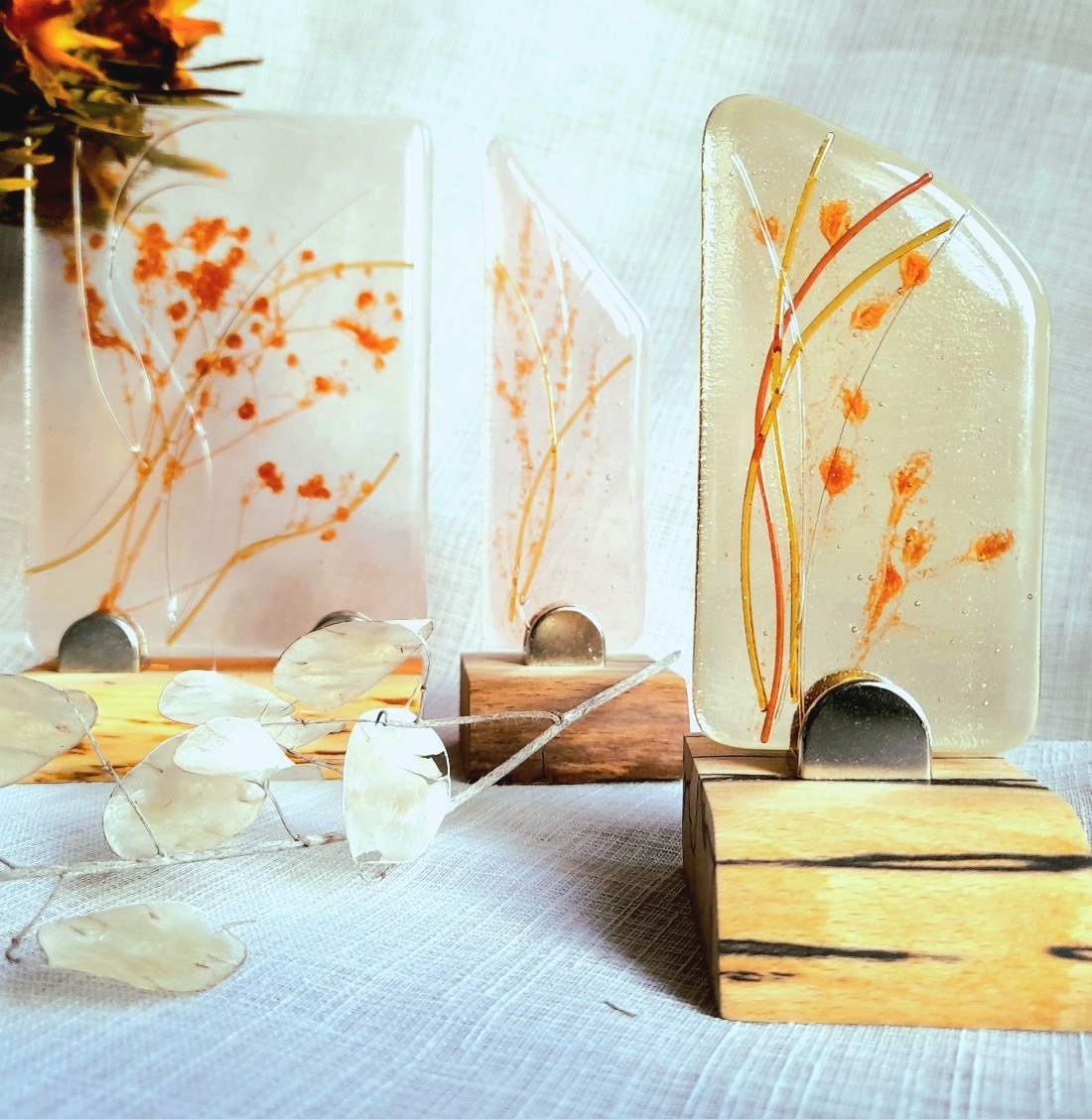 Wildflowers in Cara Cara Orange – Stopped Clock Glass